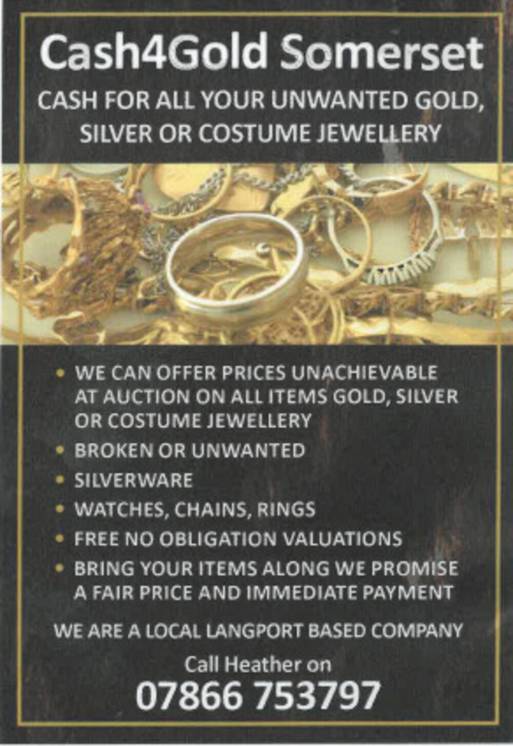 Cash4Gold Jewellery Valuation | What’s on at Great Bow Wharf | Great ...