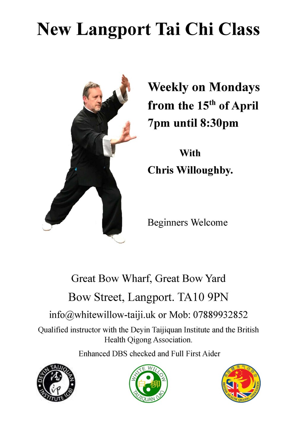 Tai Chi with Chris | What’s on at Great Bow Wharf | Great Bow Wharf
